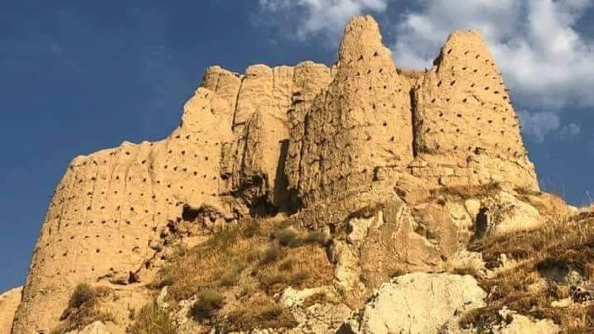 The Fortress of Van, a massive stone fortification period of the ...